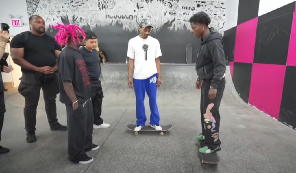 iShowSpeed Pulled Up to Skate w/ Skater Rapper Lil Uzi Vert & Louis ...